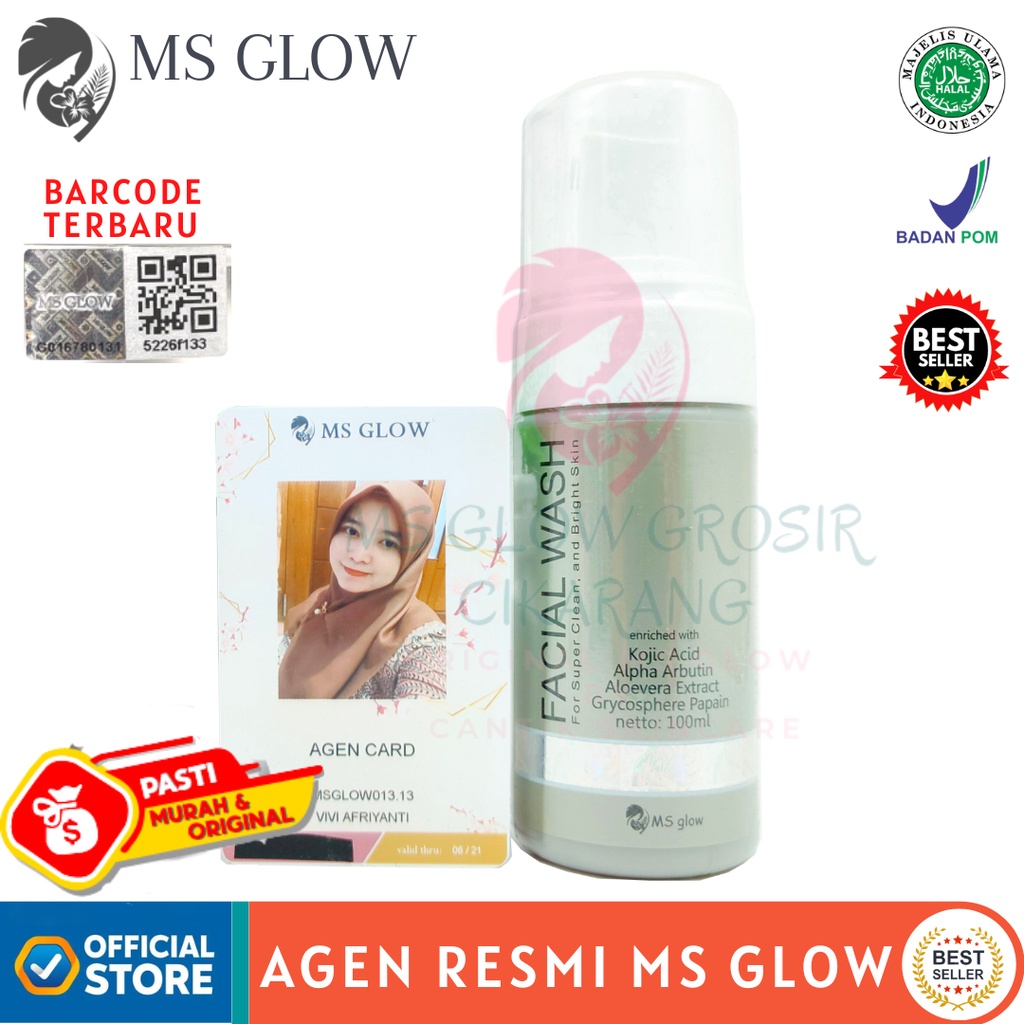 Jual Facial Wash MS Glow Sabun Wajah Muka Fesel Was MSGLOW Ori | Shopee ...
