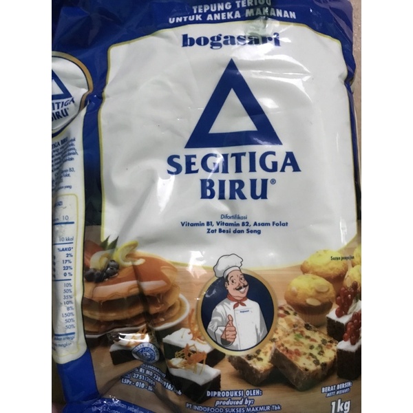 Jual Tepung Terigu Segitiga Biru Premium 1kg | Shopee Indonesia