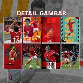 Jual Poster Timnas Indonesia [20pcs] Poster dinding sepakbola Timnas ...