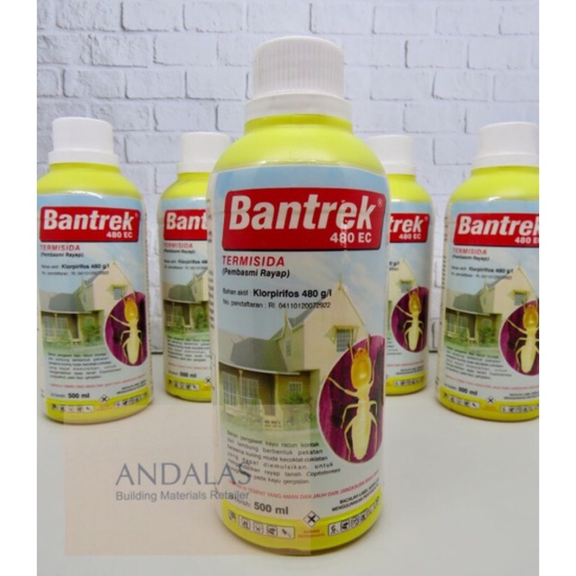 Jual Anti Rayap 500ml Bantrek 480EC/ Pengusir Pembasmi Rayap/ Termisida ...