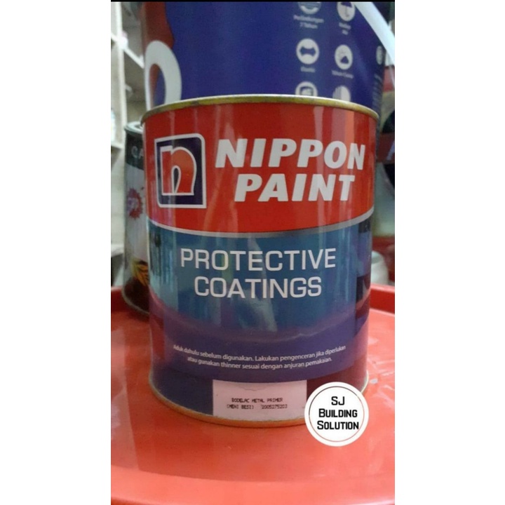 Jual BODELAC METAL PRIMER 270 260 CAT MENI BESI MERAH ABU 1 KG NIPPON PAINT | Shopee Indonesia