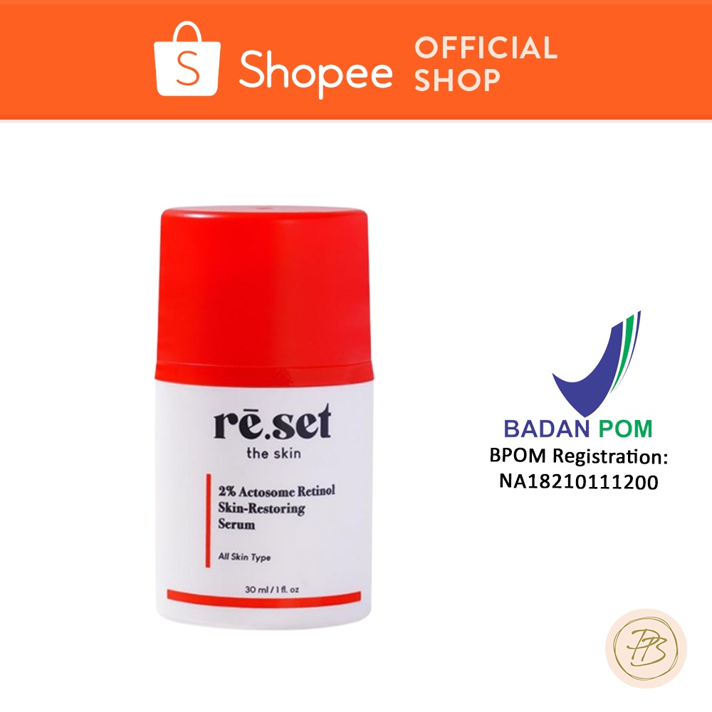 Jual RESET THE SKIN - 2% Actosome Retinol Serum Skin-restoring Serum ...
