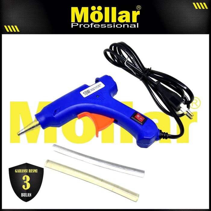 Jual BISON Glue Gun 10 Watt Alat Lem Lilin Tembak Kecil - Biru | Shopee ...