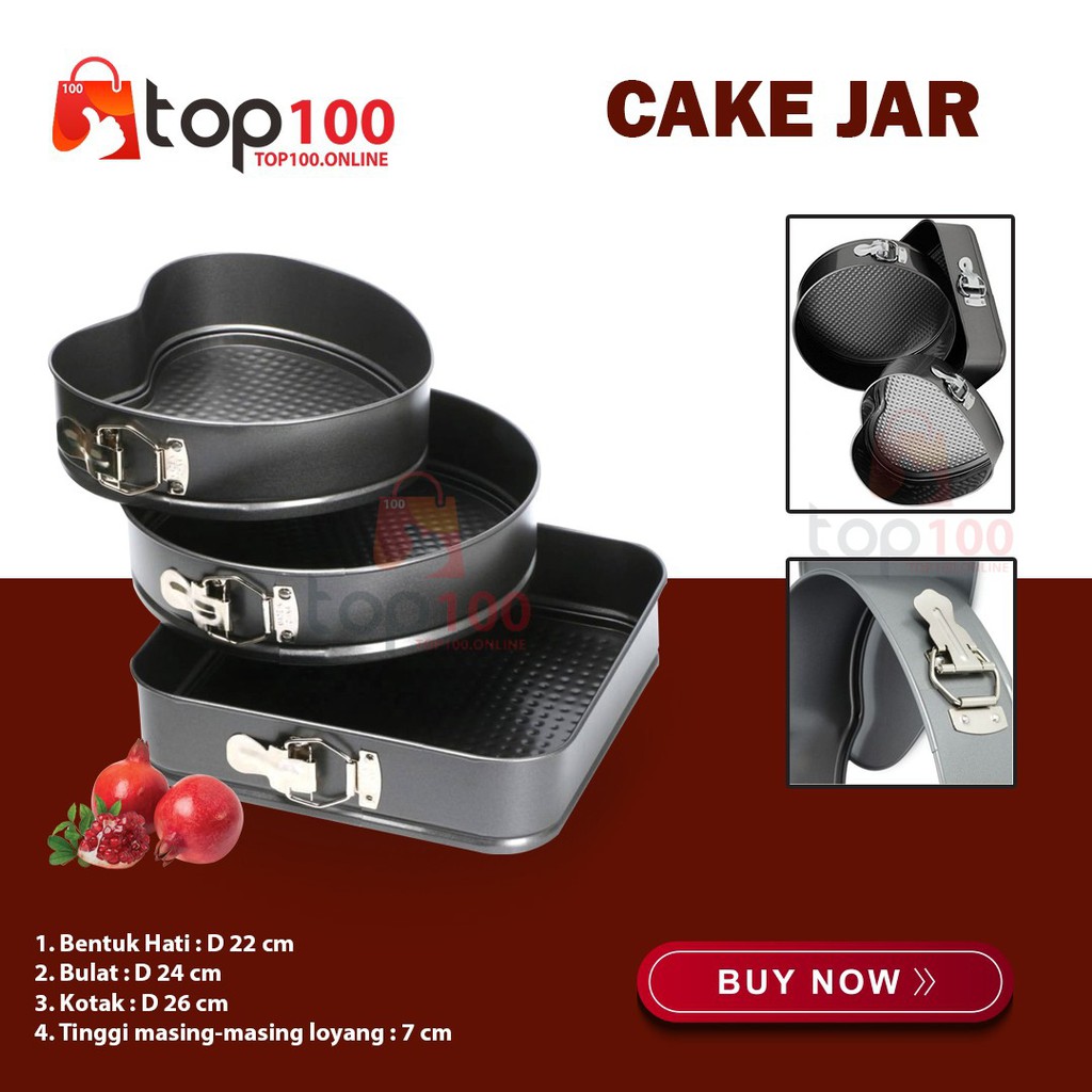 Jual TOP100 - 1 Set 3 Pcs Loyang Kue Cake Ulang Tahun Cetakan Kue ...