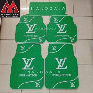 Jual Karpet Mobil LV Hijau Logo Putih | Shopee Indonesia