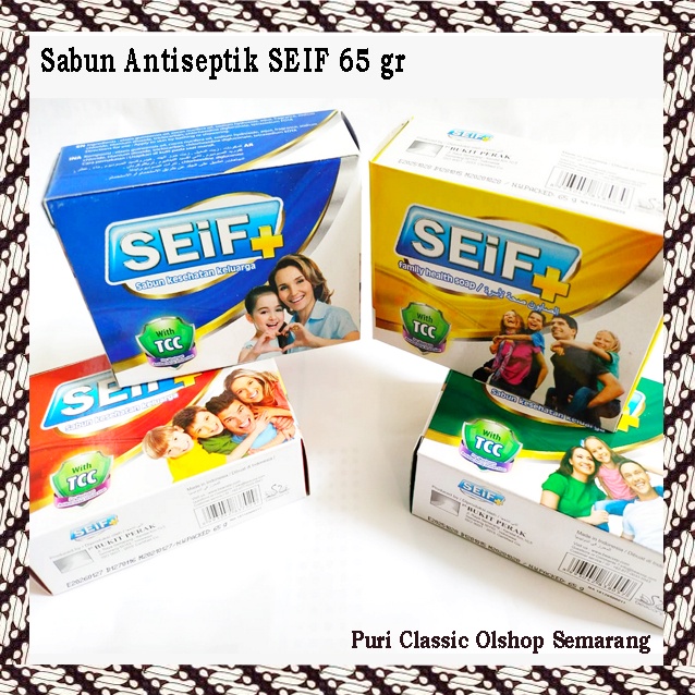 Jual SEIF Sabun Mandi Antiseptik 65 gr | Shopee Indonesia