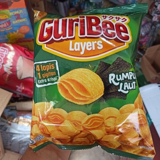 Jual Makanan Ringan Snack Guribee Layers BBQ Balado Rumput Laut ...