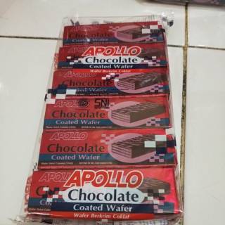 Jual Apollo Wafer Susu dan Cokelat/ biscuit coklat/ biscuit susu ...