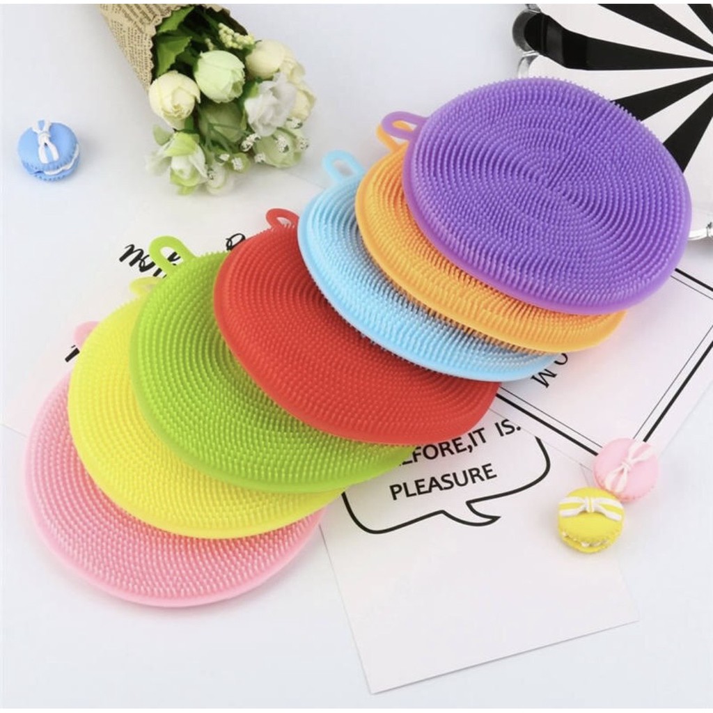 Jual SPON SILICONE CUCI PIRING ANTI BAKTERI | Shopee Indonesia