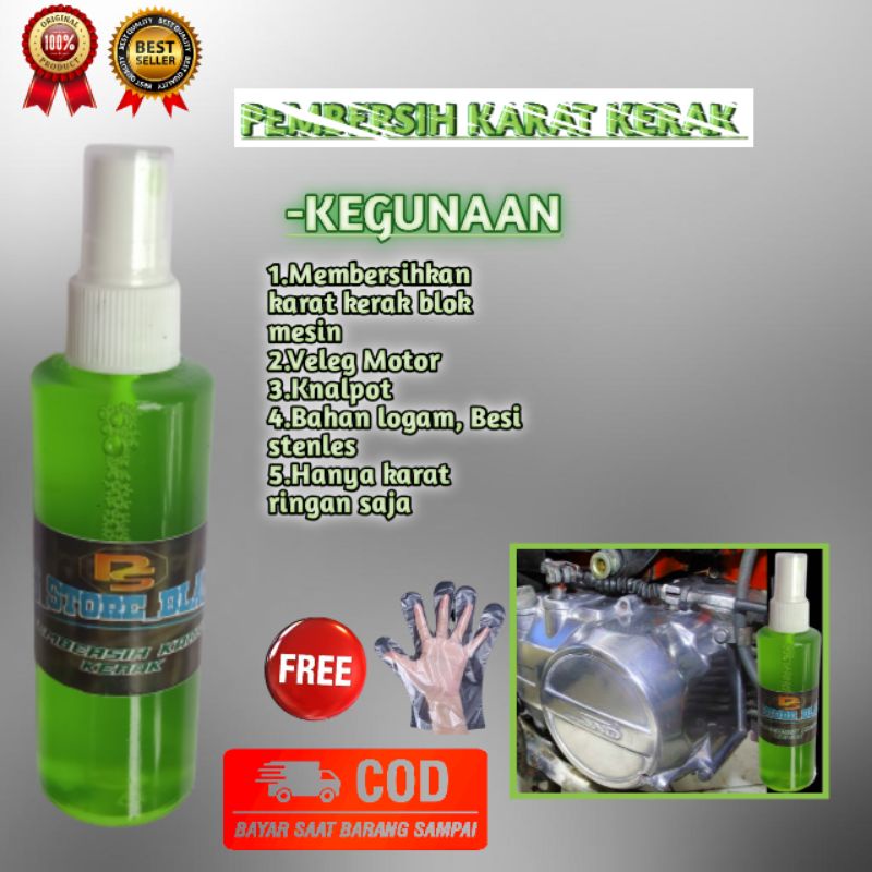Jual PENGHILANG KARAT KERAK BLOK MESIN MOTOR 100ML | Shopee Indonesia