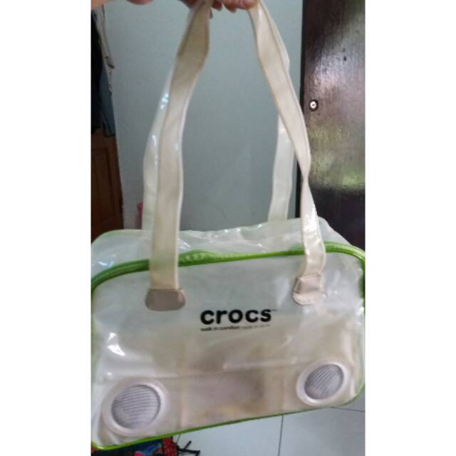Jual tas crocs speaker Indonesia|Shopee Indonesia
