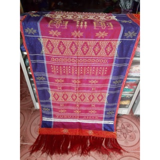 Jual ULOS SADUM ANGKOLA CANTIK WARNA UNIK MERAH SISI BIRU KEUNGUAN ULOS SADUM CANTIK | Shopee ...