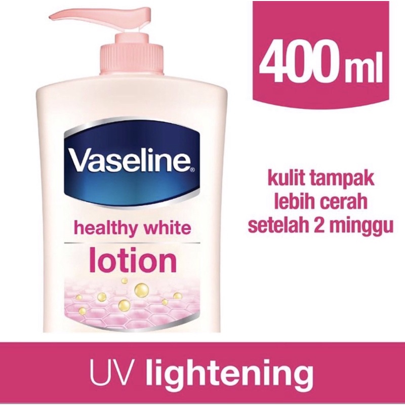Jual Vaseline Healthy White / healthy bright UV Lightening Lotion ...