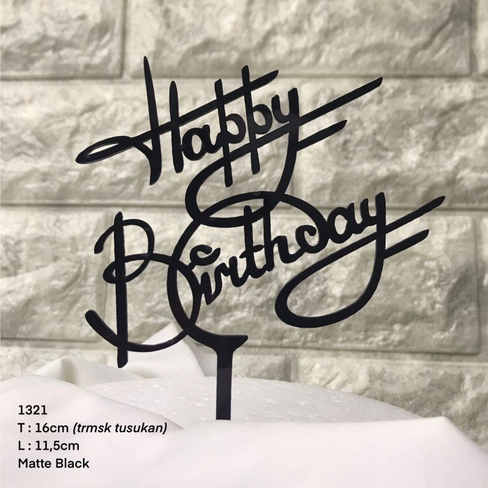 Jual COLORFUL BIRTHDAY TOPPER TOPER ULANG TAHUN BDAY / DEKORASI KUE ...