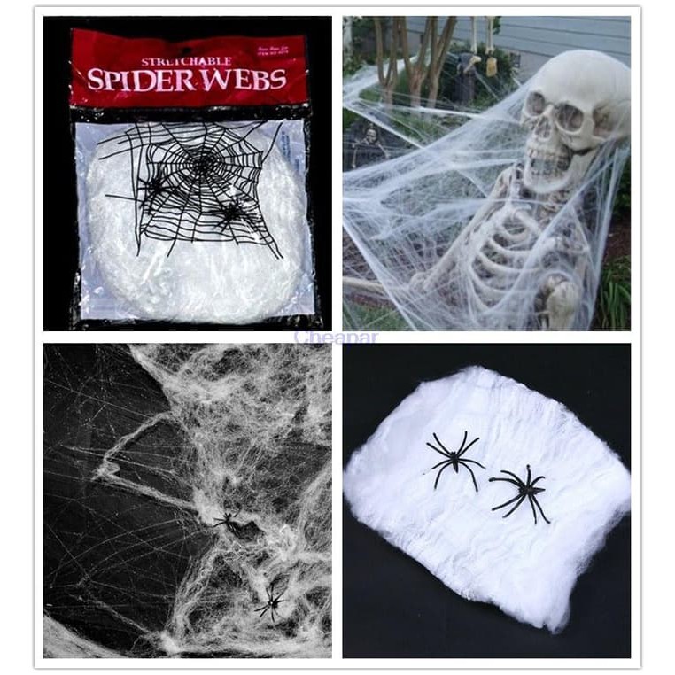 Jual Sarang Laba Laba Jaring Laba Laba Spider Web Horor Halloween ...