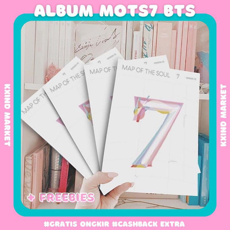 Jual Album Only BTS Map of the soul 7 / Album bts unsealed / album mots ...