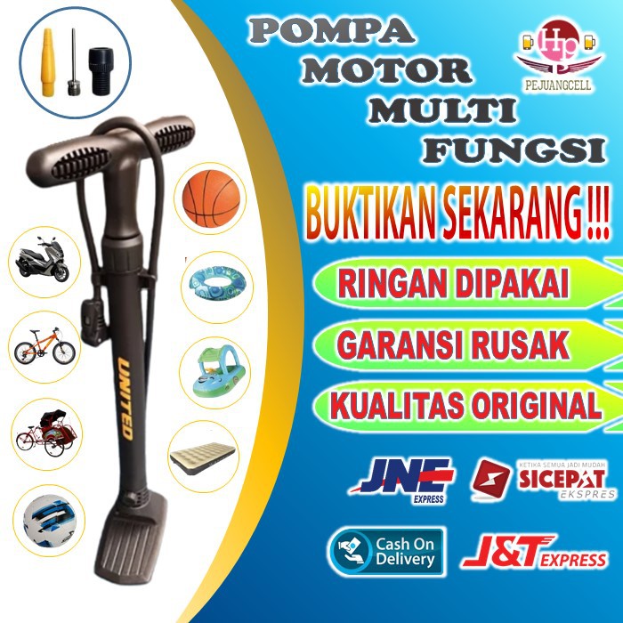 Jual POMPA BAN MOTOR BALON KOMPA SEPEDA INJAK PENTIL KOMPO SEPEDAH ...