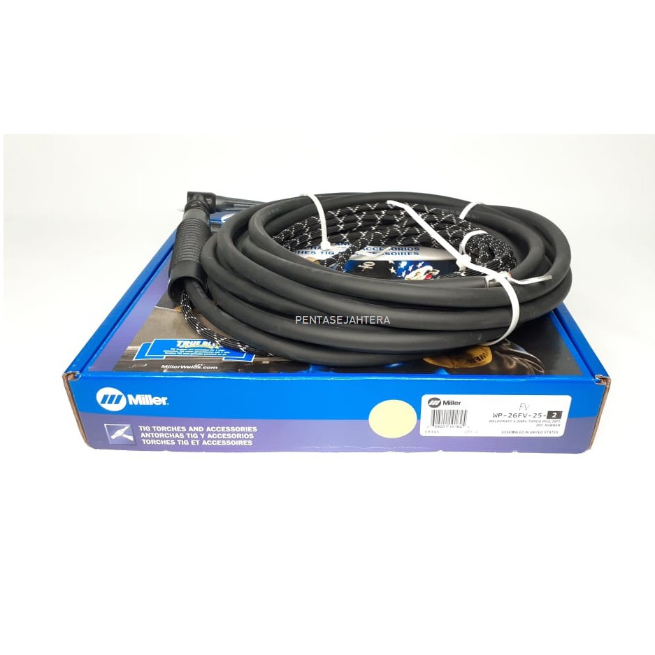Jual Stang Las Argon Miller WP-26FV-25-2 Welding TIG Torch Flex Valve ...