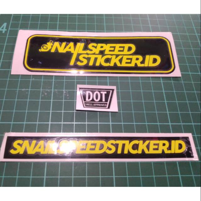 Sticker helmet logo DOT snell approved | Shopee Indonesia