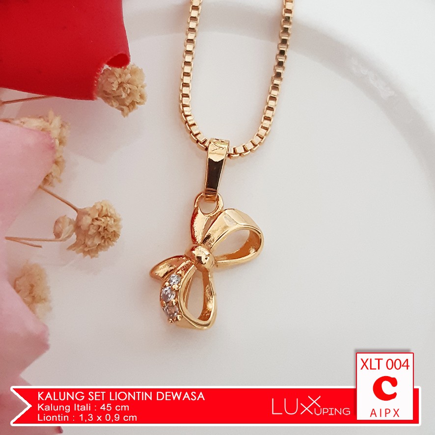 DISKON 80% Rekomendasi XLT 004 Kalung Dewasa Set Liontin Kecil ...