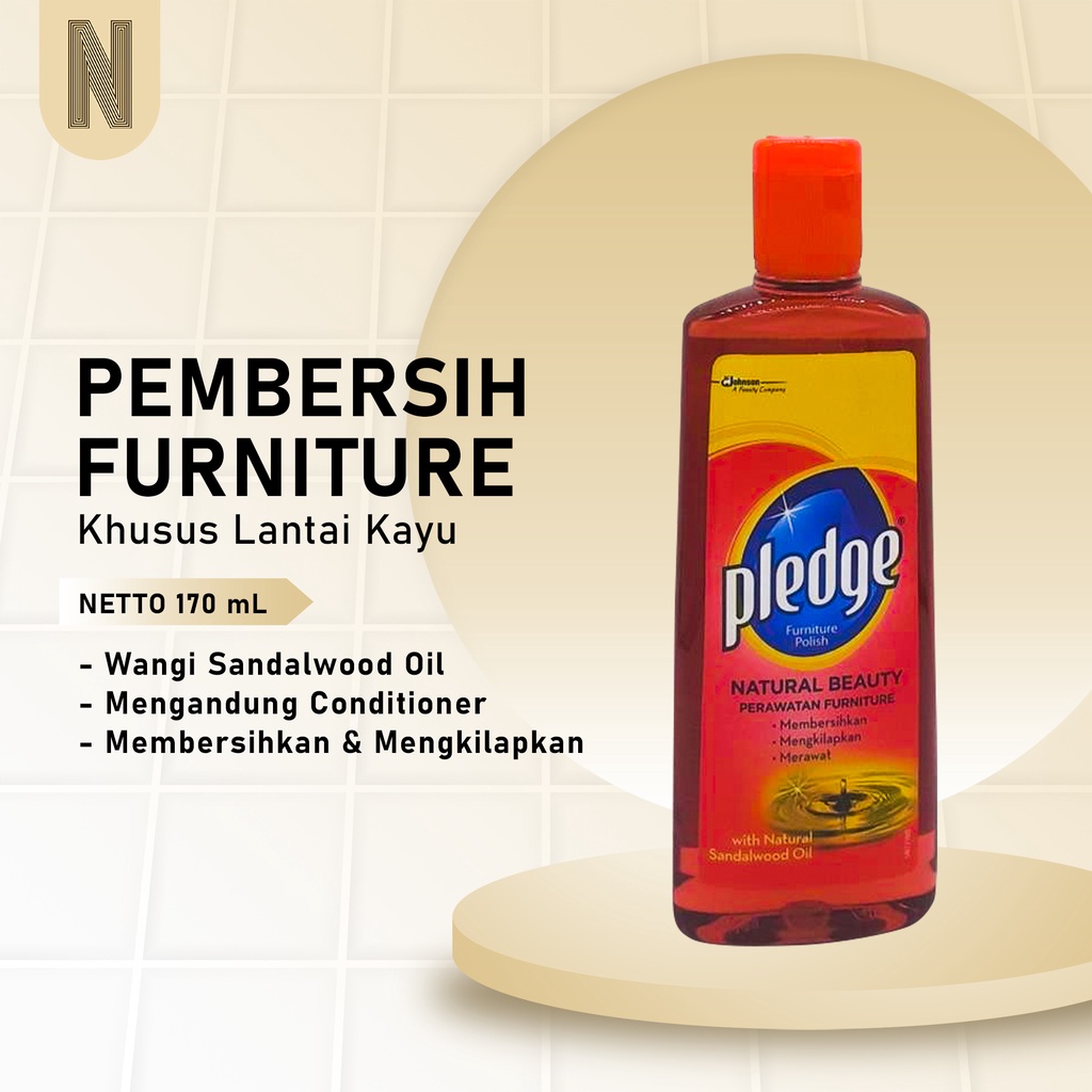 Jual Pledge Oil pembersih mebel furniture kayu Sandalwood Botol 170 ML ...