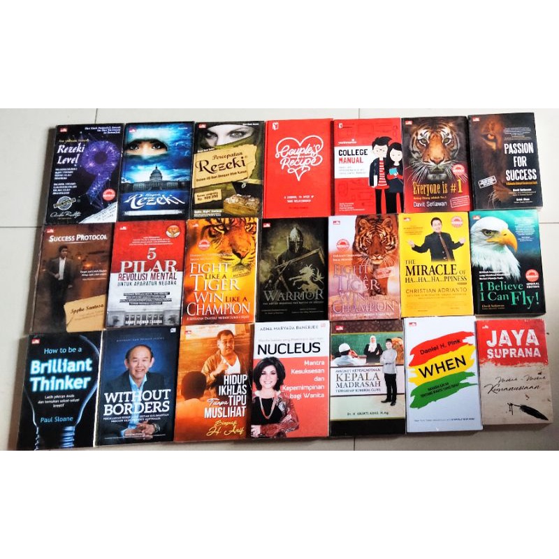 Jual OBRAL BUKU MOTIVASI / Buku Self Improvement Inspiration / Buku Motivasi & Bisnis / Buku ...