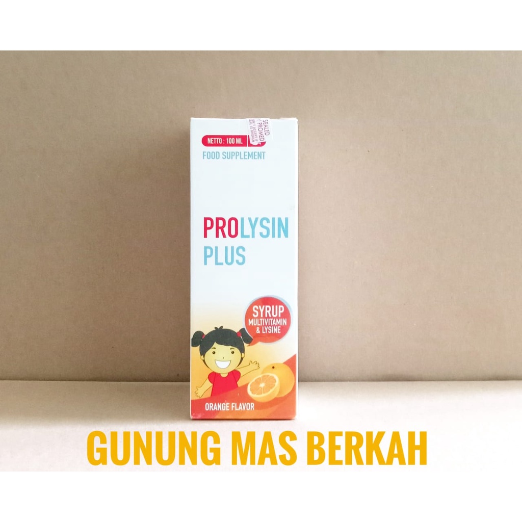Jual Prolysin PROLYSIN prolisin PLUS Sirup 100 ml - Memenuhi kebutuhan ...