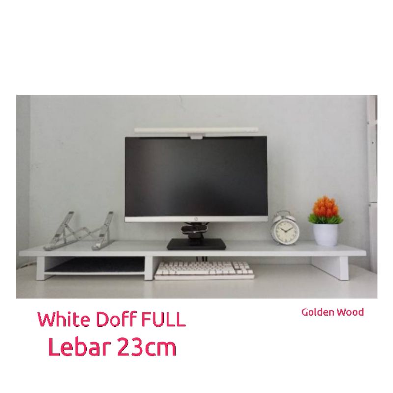 Jual Meja Monitor Meja Komputer, Stand Monitor LEBAR 23cm | Shopee ...