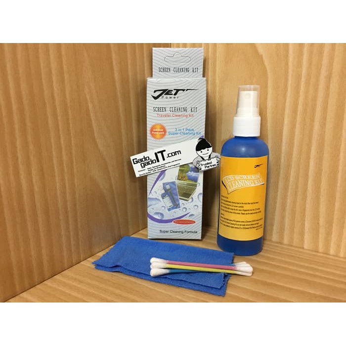 Pembersih LCD Cleaner 3 in 1 Pack Jet Power LCD LED Monitor Kamera ...