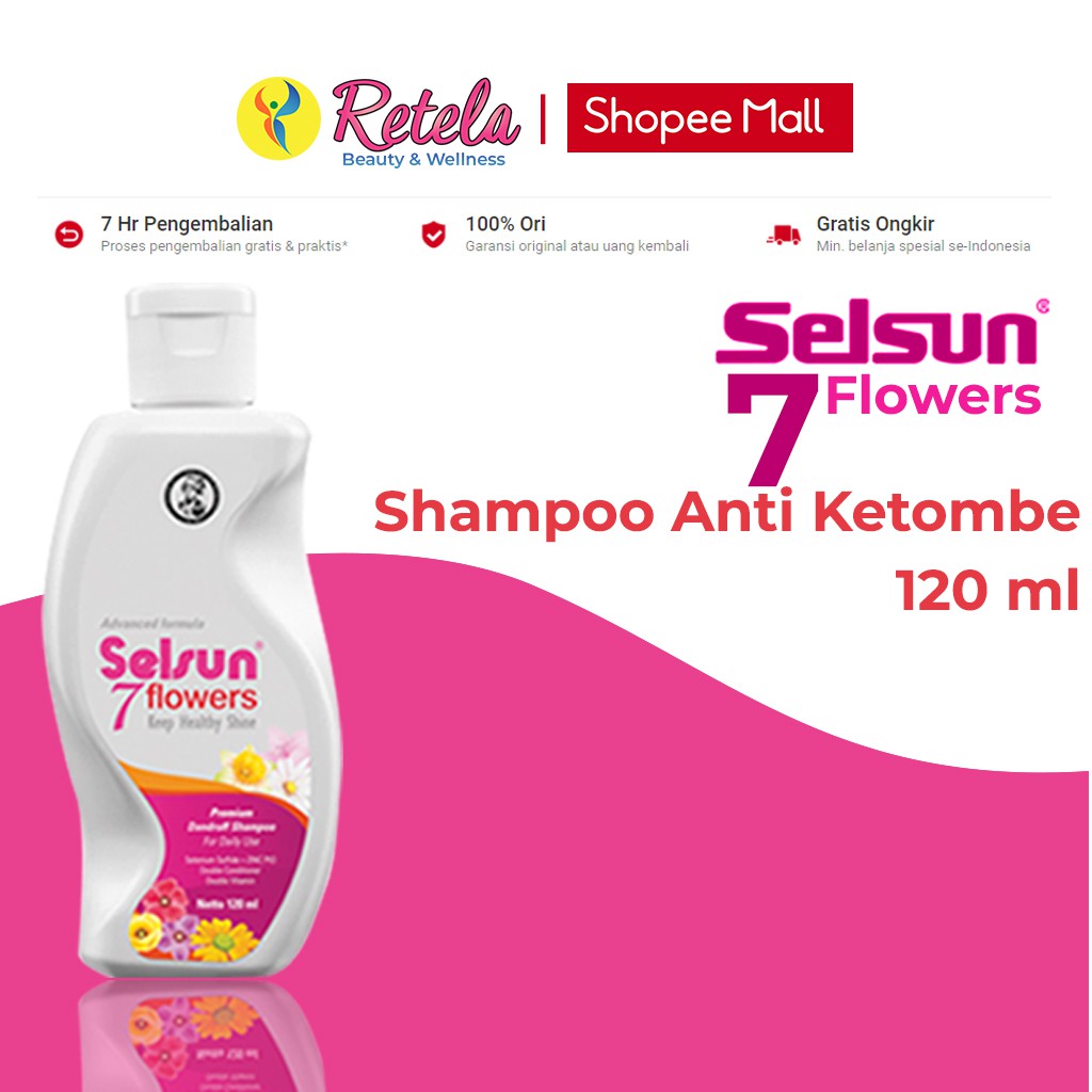 Jual Selsun Shampoo 7 Flowers 120Ml / Shampoo Anti Dandruff / Sampo ...