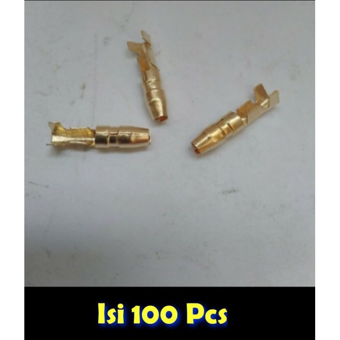 Jual Isi 100 pcs Terminal Skun peluru Skun Motor Mobil male Penyambung ...