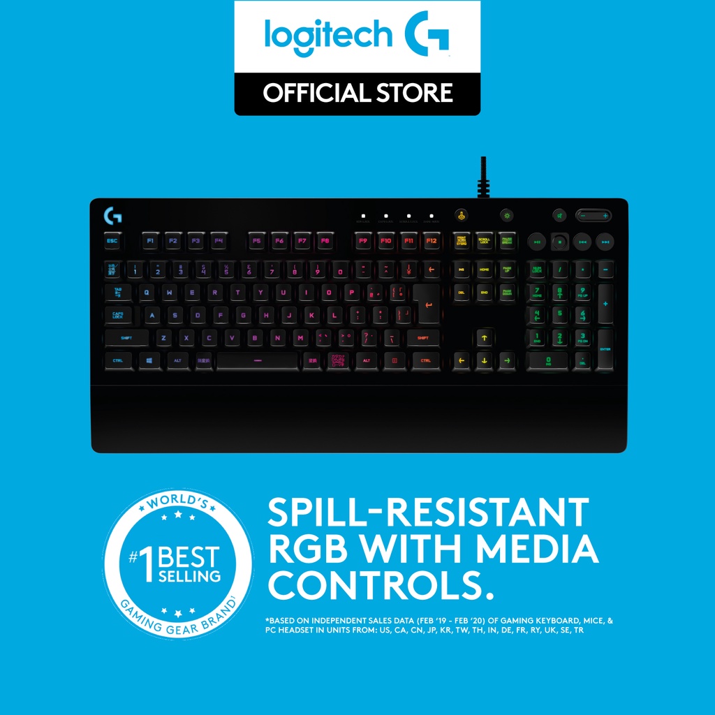 Jual Logitech G213 Prodigy Keyboard Gaming dengan RGB Lighting ...