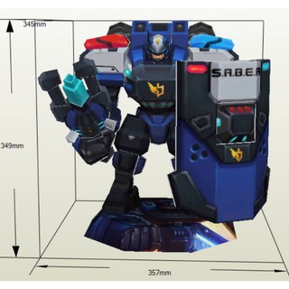 Jual Mobile Legends Papercraft Jhonson Saber Automata Papercraft ...