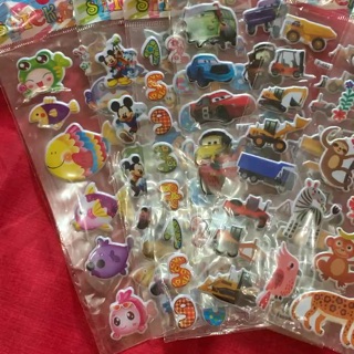 Jual Stiker 3D Anak/ Stiker Anak Timbul/ Stiker Anak Lucu/ Stiker anak ...