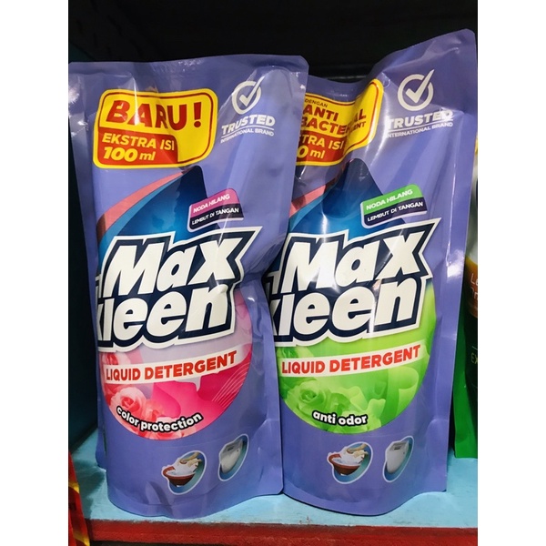 Jual MaxKleen Liquid Detergent 600 + 100 ml | Shopee Indonesia