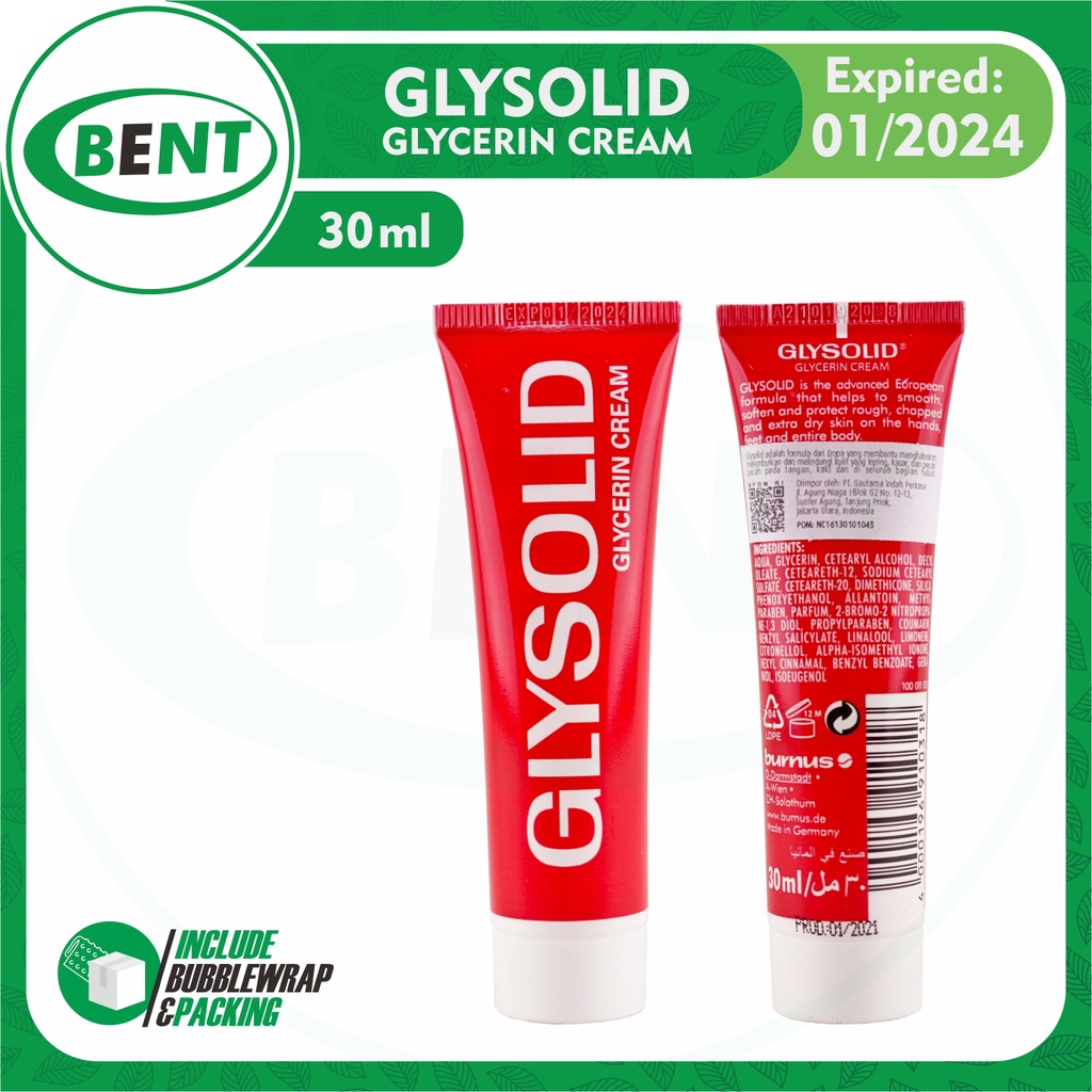 Jual Glysolid Glycerin Cream 30ml | Shopee Indonesia