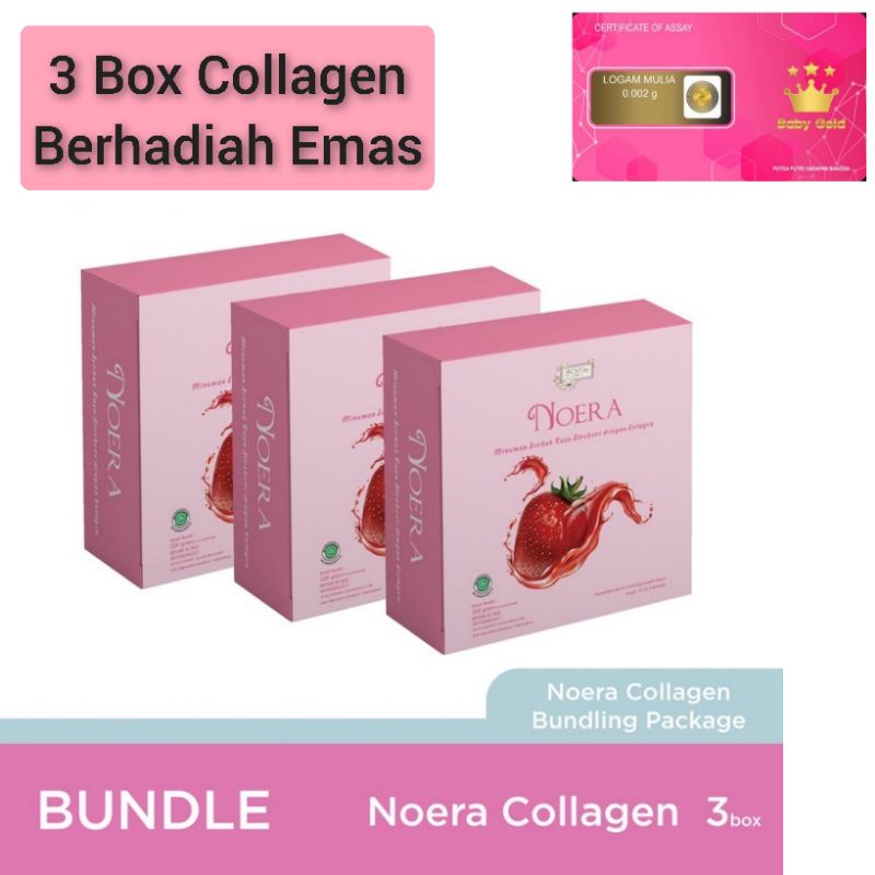 Jual Paket 3 Box Noera Collagen Drink - Minuman Kolagen - Berhadiah ...
