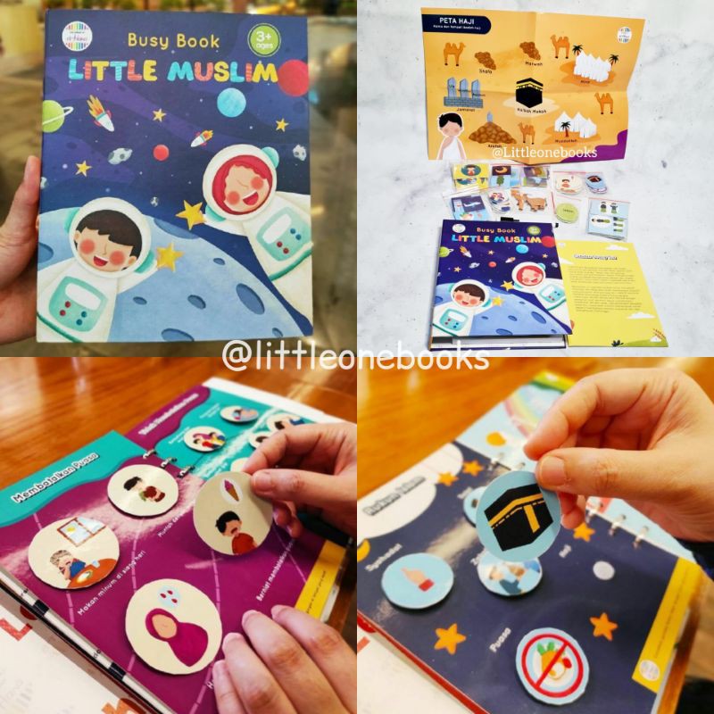 Jual Busy Book Little Muslim / activity book elhana / busy bag Islam ...