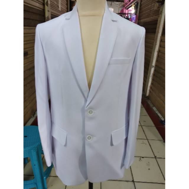 Jual JAS PRIA JAS PUTIH JAS DOKTER WHITE SUITE JAS PRAKTEK FASHION PRIA ...