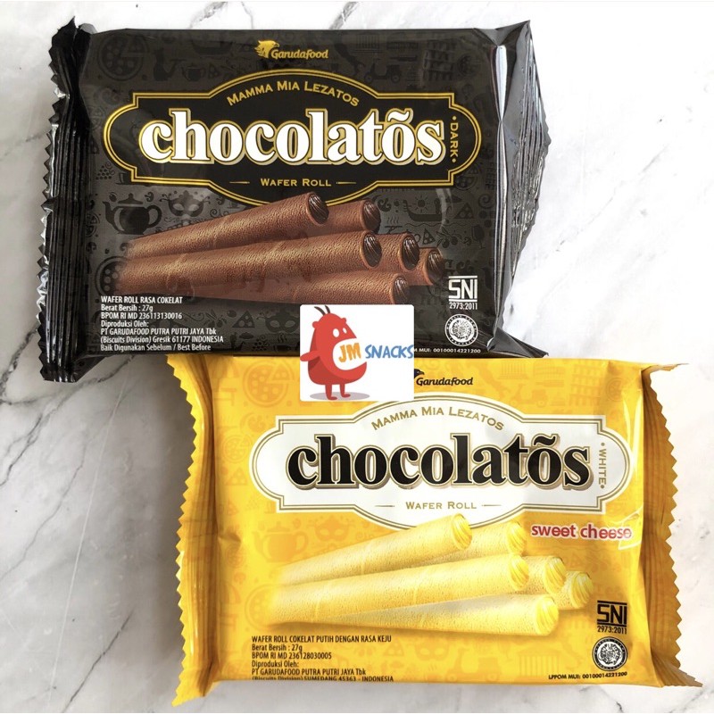 Jual [PROMO!!] Chocolatos Mini 30gr - wafer roll nikmat keju diskon ...
