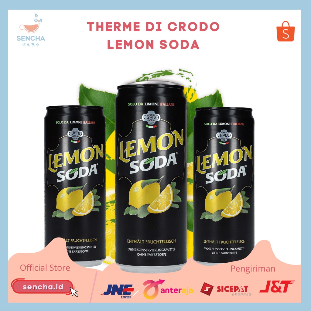 Jual Italian Soda Water / Therme the crodo // Lemon Soda // Limited ...