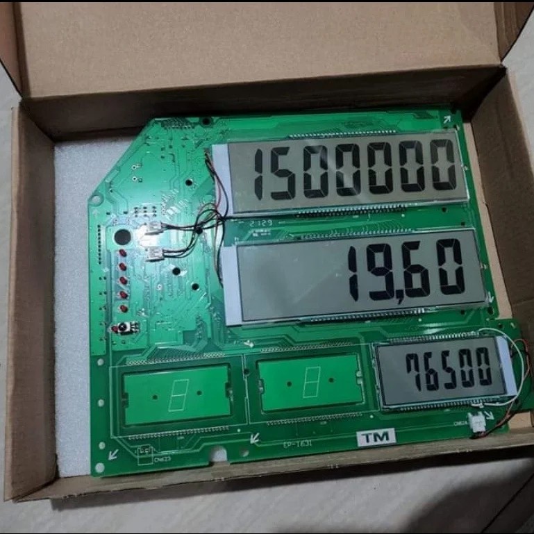 Jual lcd display tatsuno 7 digit spbu | Shopee Indonesia