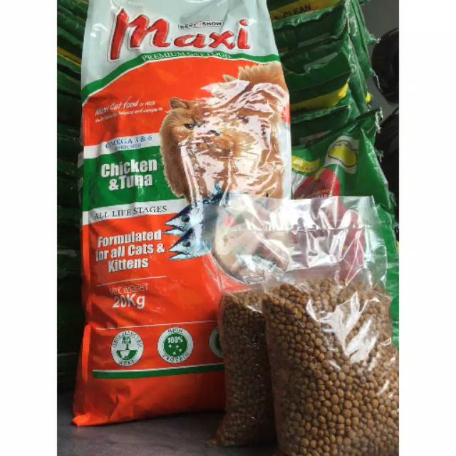 Jual Maxi cat food 1kg makanan kucing | Shopee Indonesia