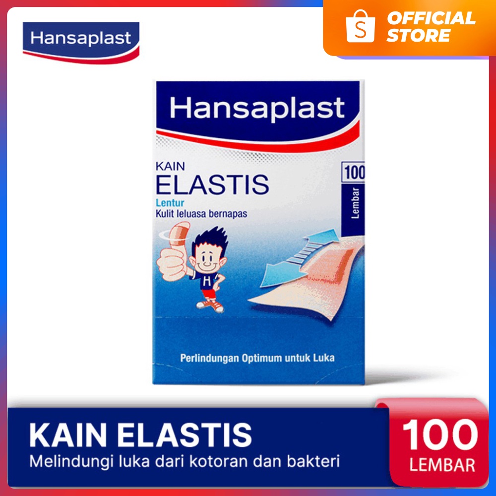 Jual HANSAPLAST - Plester Kain Elastis 100s | Plester Luka Hansaplast ...