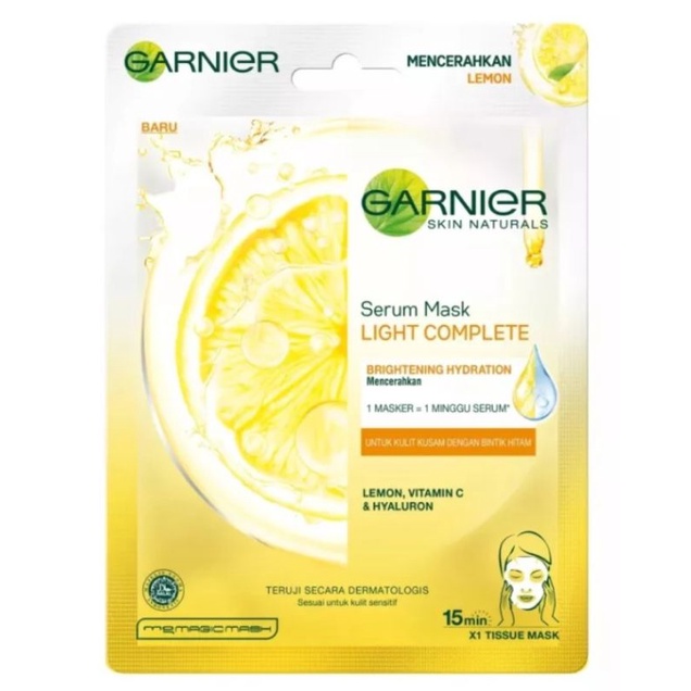 Jual Garnier Light Complete Serum Mask - 15ml | Shopee Indonesia
