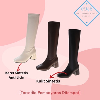 Jual Sepatu Boots Long Heels Wanita Fashion 240 onlinemall | Shopee ...