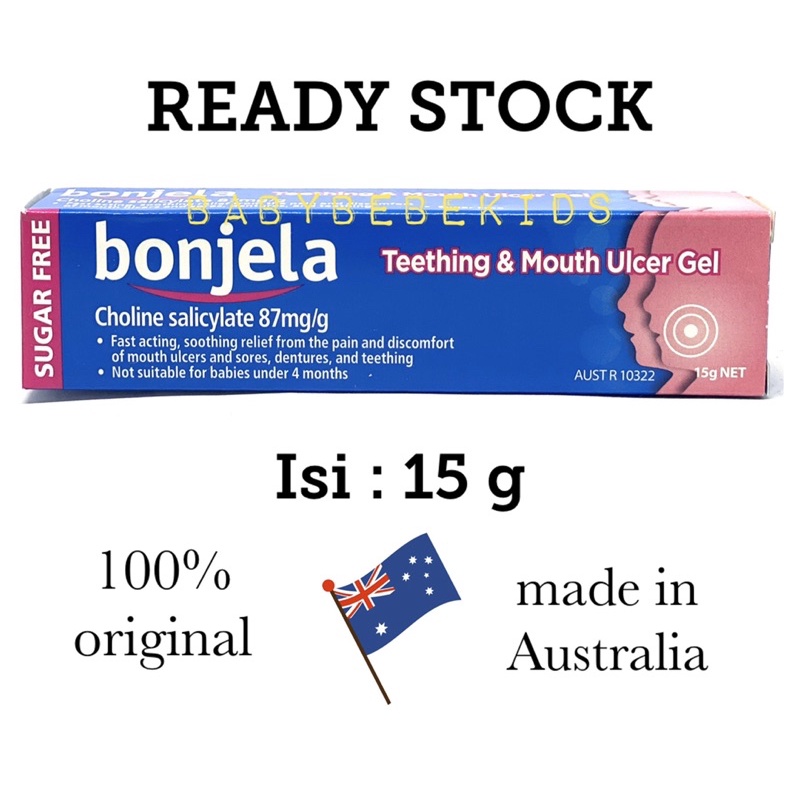 Jual Bonjela Teething & Mouth Ulcer Gel 15g Australia 15 g 15 gr 15gr ...