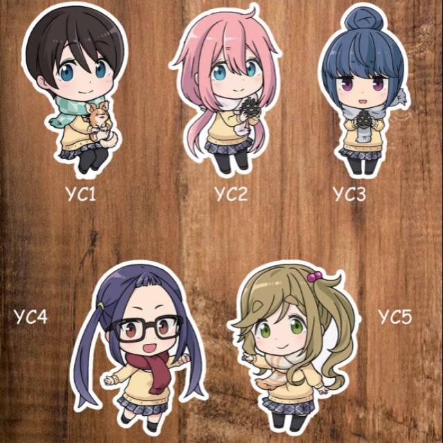 Jual Stiker sticker anime yuru camp | Shopee Indonesia