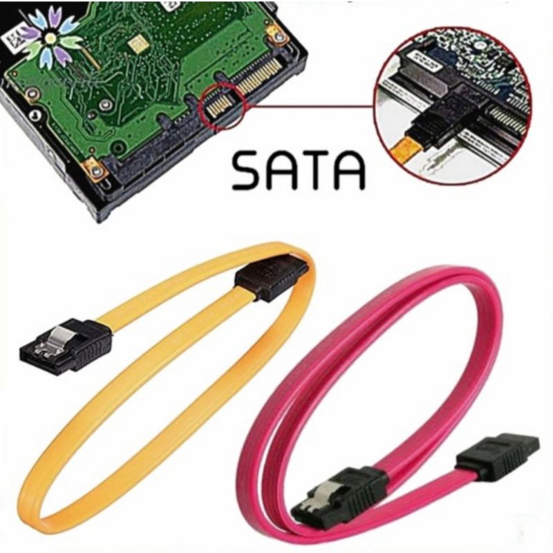 Jual KABEL SATA 3 6GBPS Kabel Sata Hardisk Kabel PC Computer Kabel DVD ...