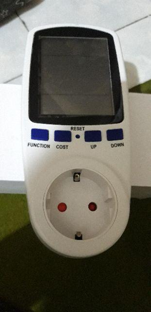 WATT METER AC KWH Voltmeter Pengukur Power Daya Listrik Ukur Biaya PLN ...